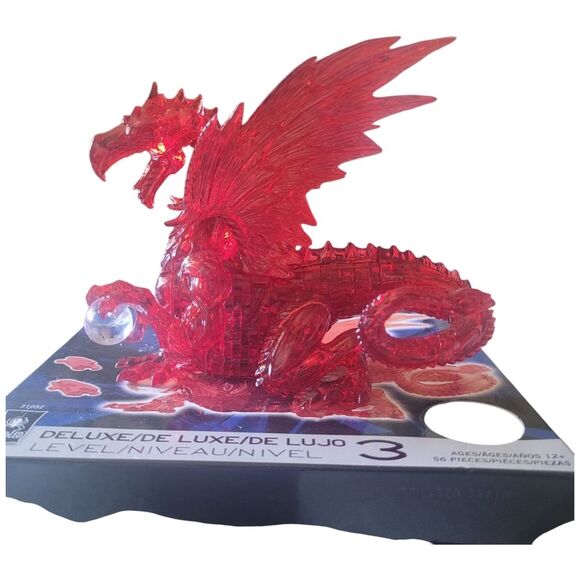 Bepuzzled | Toys | Bepuzzled Red Dragon Deluxe Original 3d Crystal ...